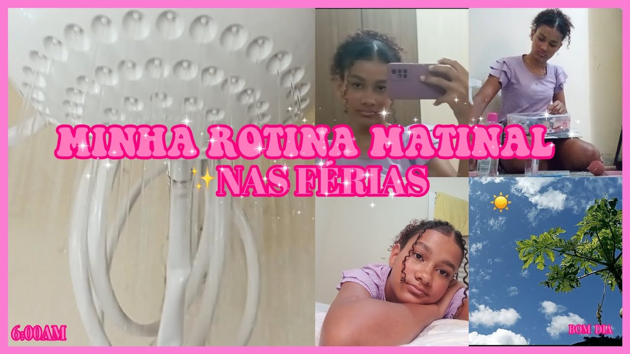 VLOG |Minha rotina matinal nas férias,Instagram,banho,almoço|☀️💗💌🌤️🍓 ...
