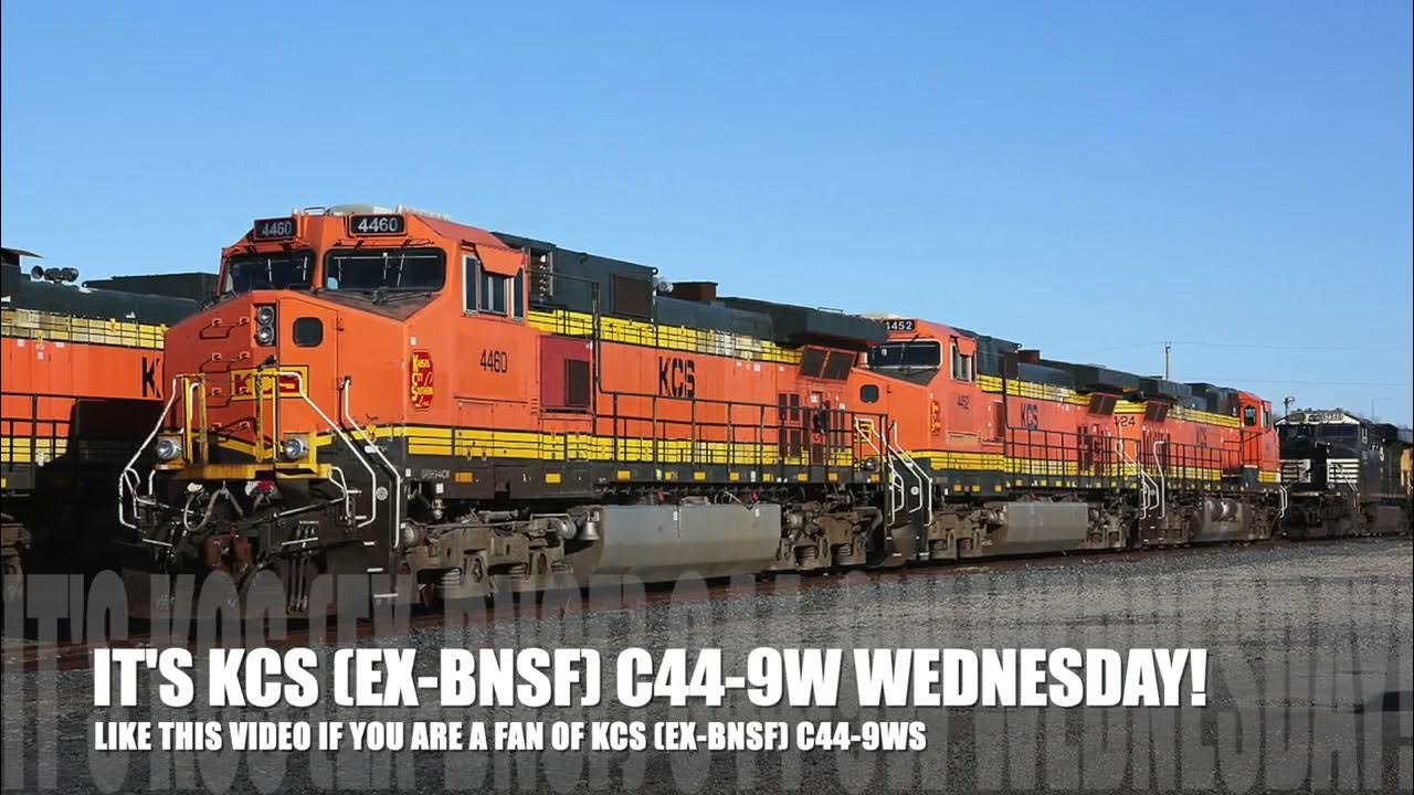 IT'S KCS (EX-BNSF) C44-9W WEDNESDAY! - YouTube