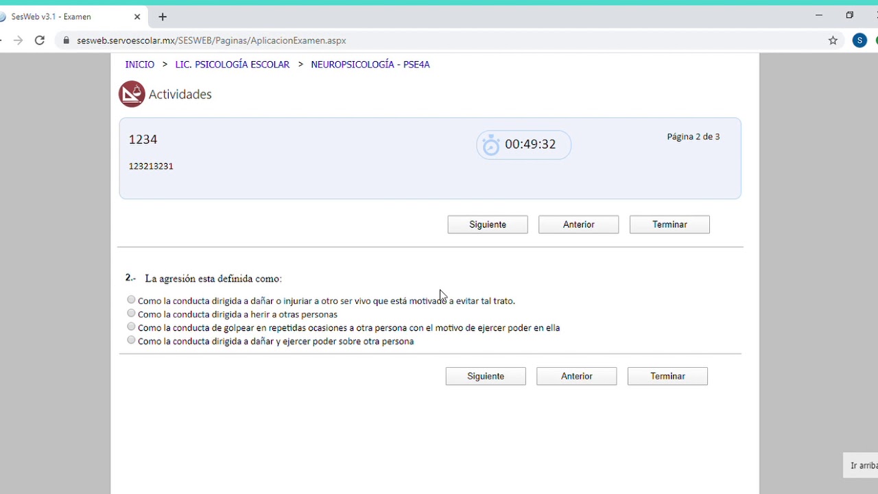 Responder Examen en SESWEB - YouTube