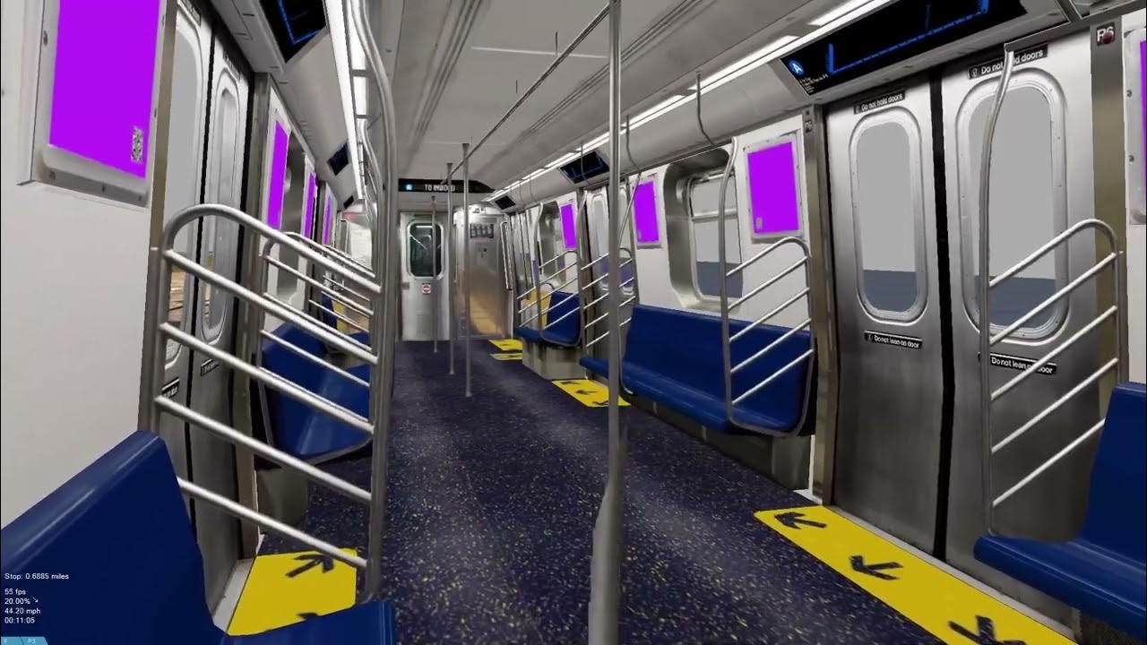 OpenBVE: R211A (A) From Far Rockaway to Inwood 207 Street - YouTube