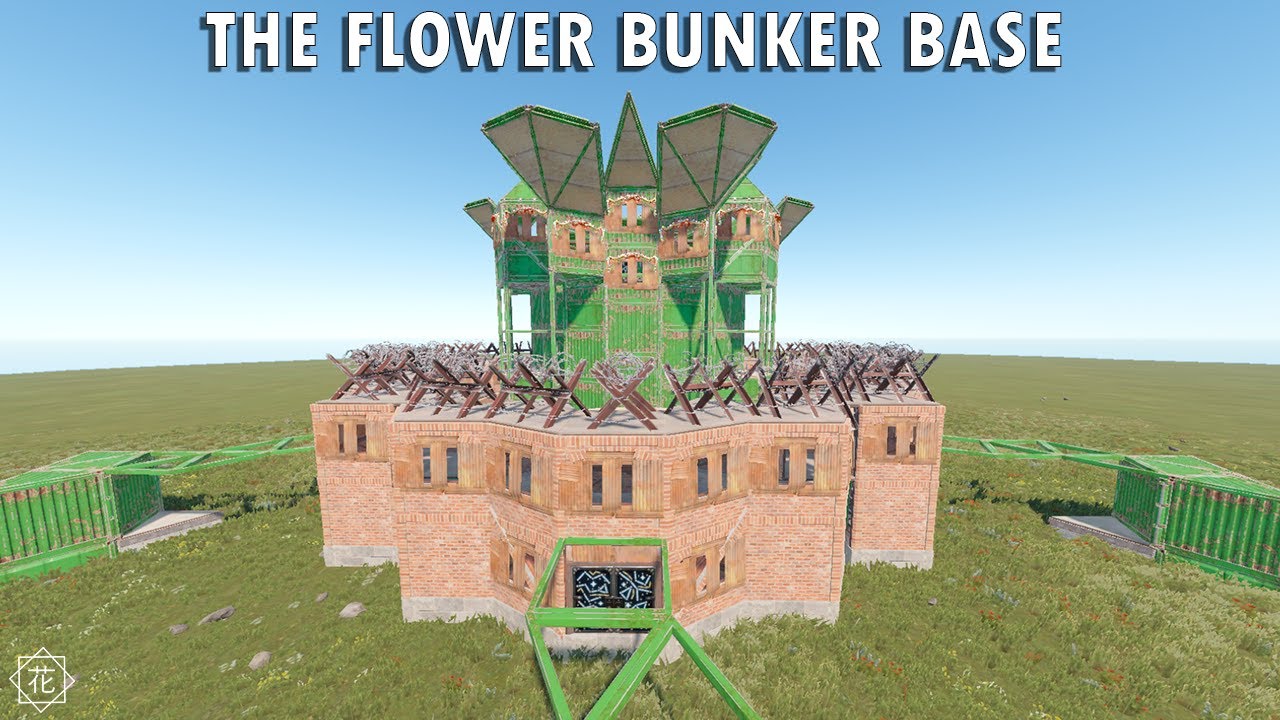 THE FLOWER | THE PERFECT RUST TRIO BUNKER BASE WITH MINI CHINA WALL ...