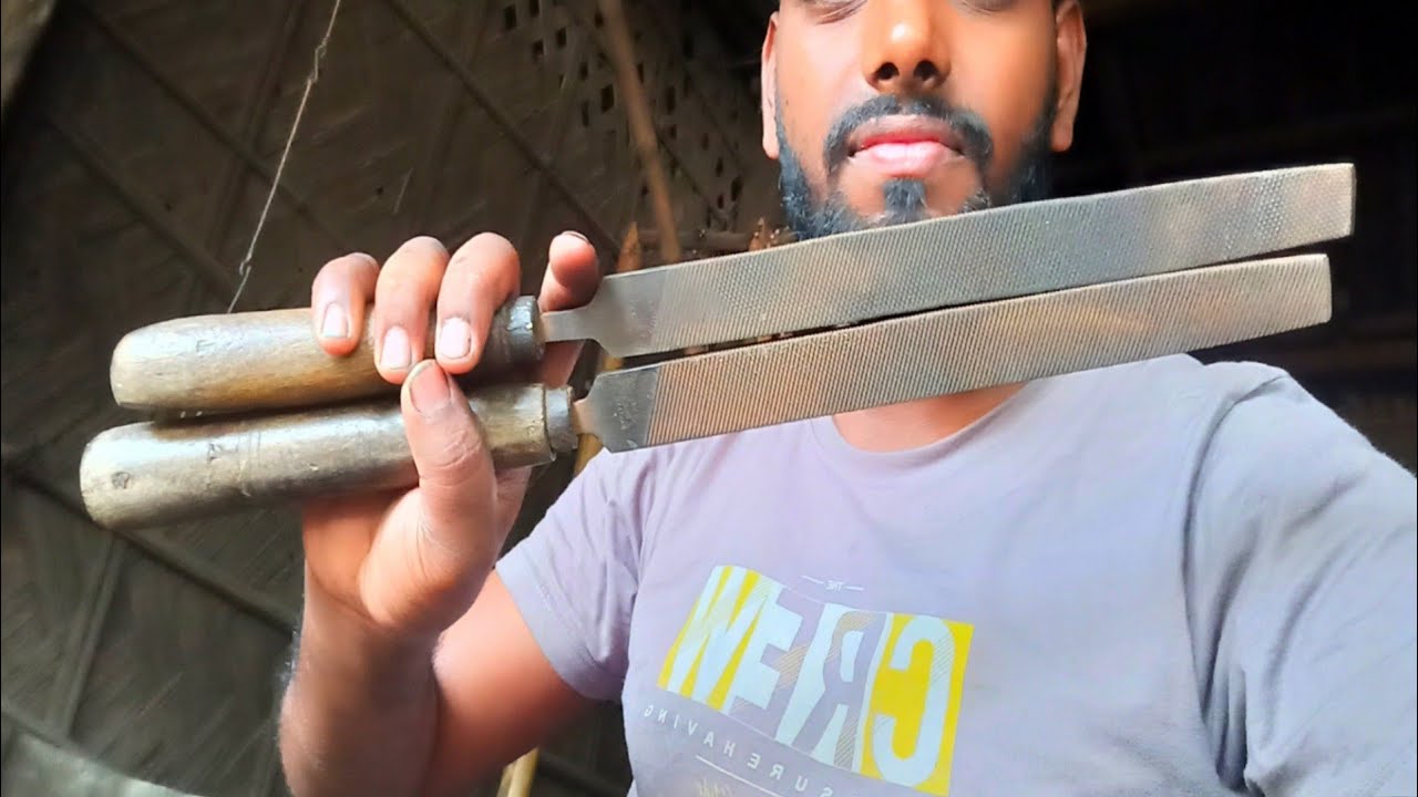 KNIFE MAKING - VERY SIMPLE WAY TO MAKE KNIFE FROM AN OLD FILE - YouTube