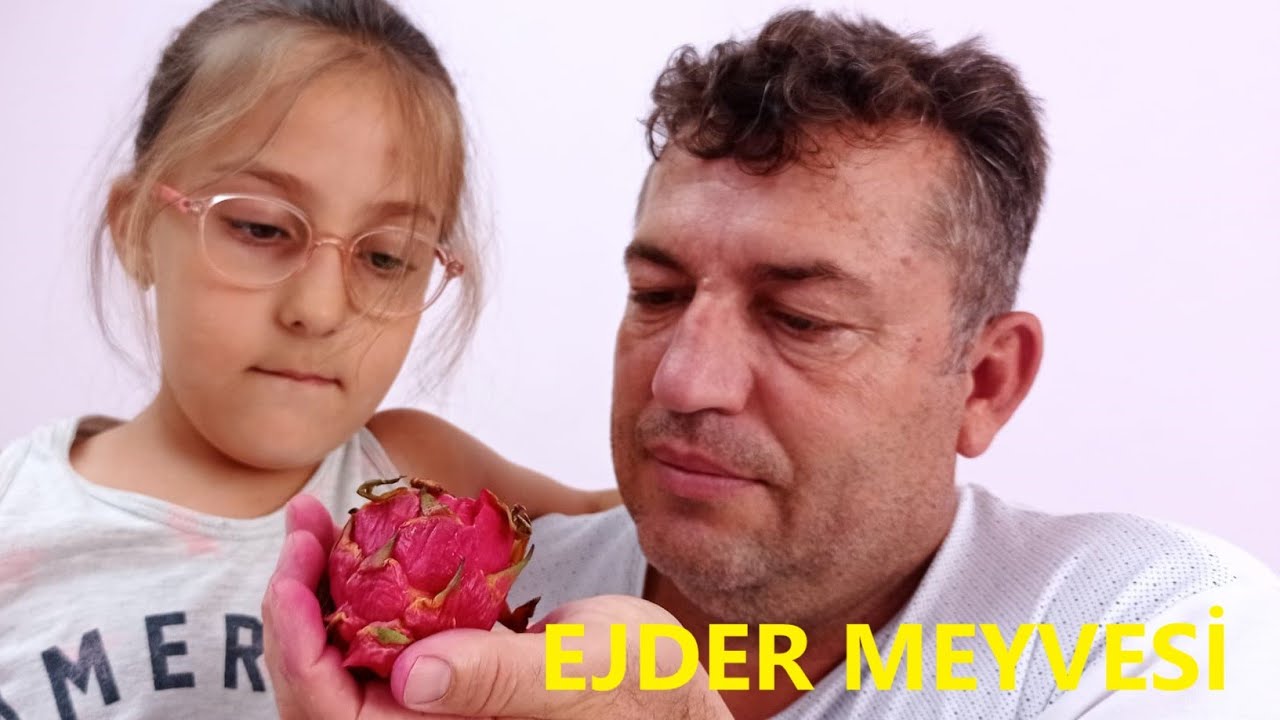 Ejder meyvesi pitaya dragon fruit nasıl soyulur Ejder meyvesi nasıl yenir Tadı nasıl bakalım ...