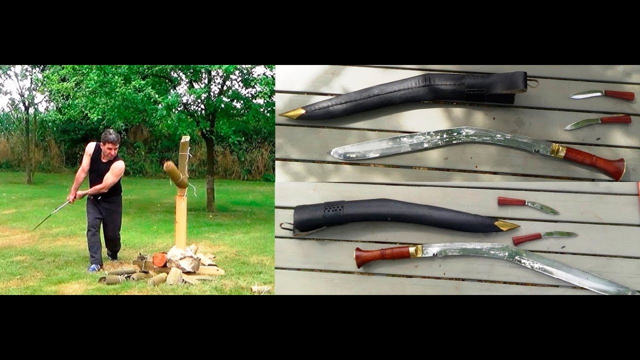 Sirupati khukuri by HI (review and cutting test on heavy duty mats ...