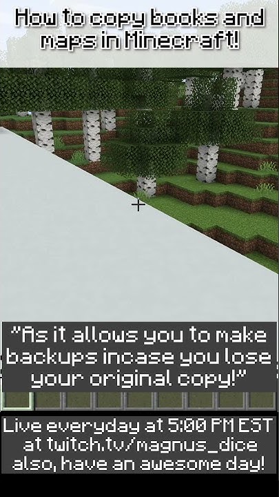 How to DUPLICATE Books in Minecraft - YouTube