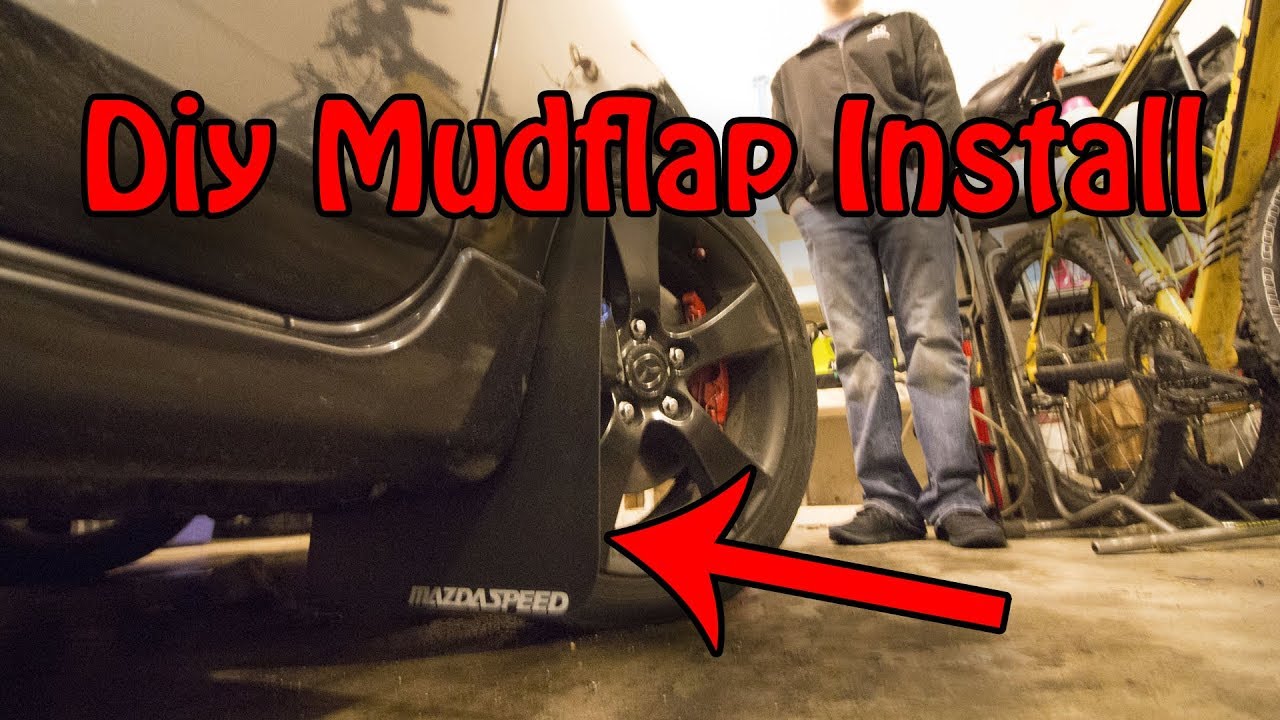 DIY MUDFLAP INSTALL - YouTube