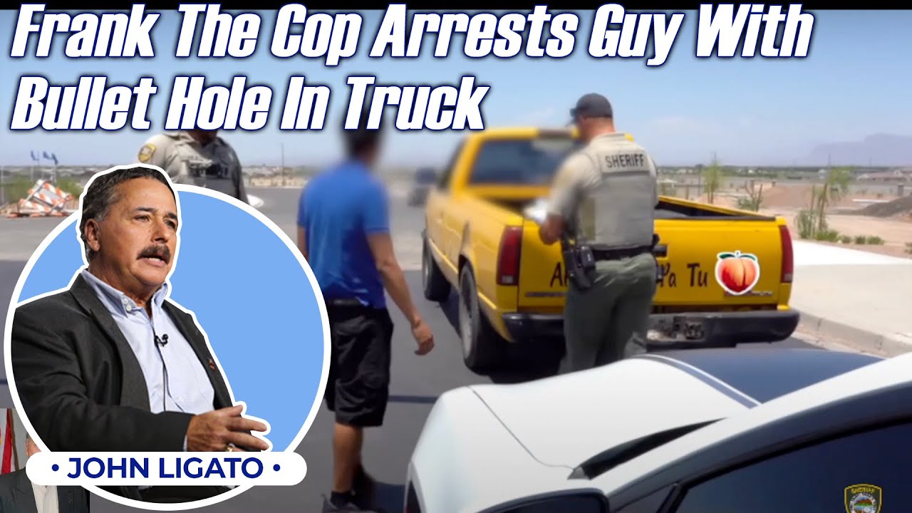 Frank The Cop Arrests Guy With Bullet Hole In Truck - YouTube