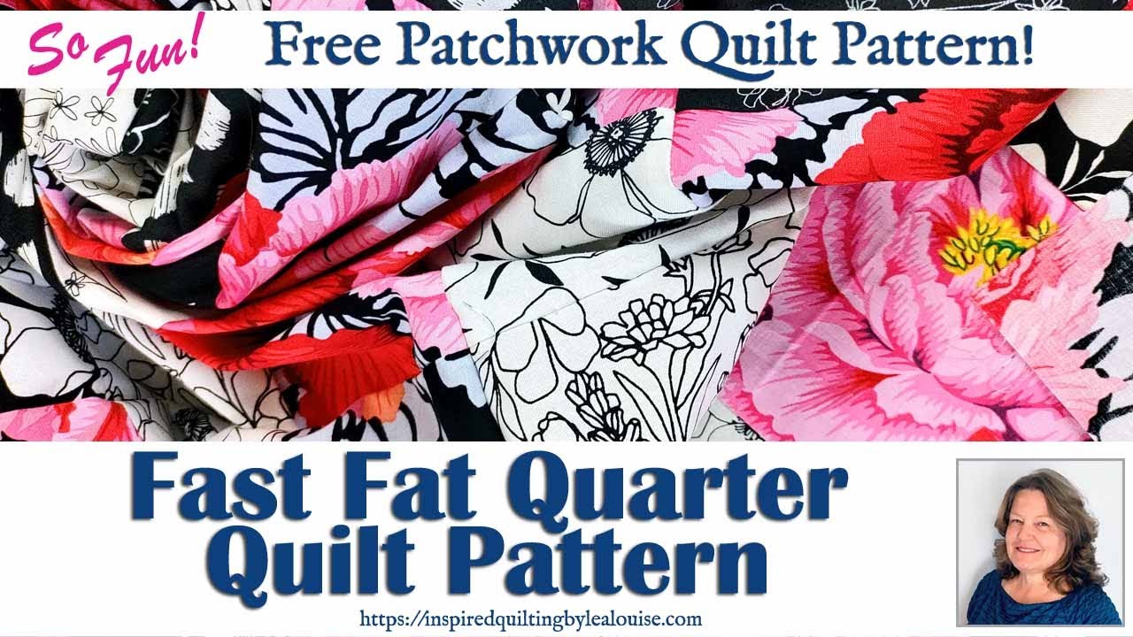 Free Quilting Pattern-Fat Quarter Quilt Pattern-Charm Square Quilt ...