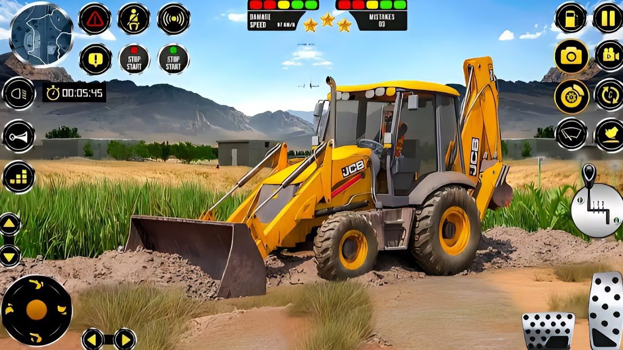 JCB Constuction City 3D Gamewith stunning contols.. - YouTube