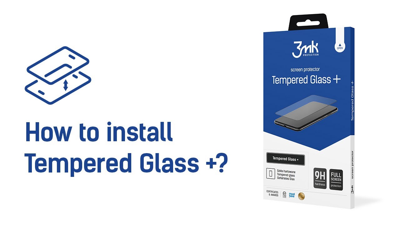 3mk Tempered Glass + – How to install? - YouTube