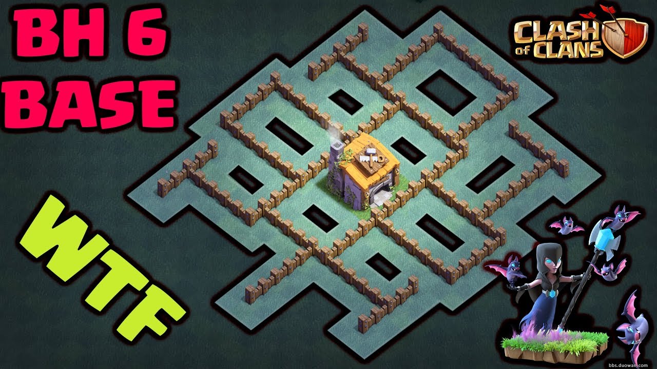 BEST BUILDER HALL 6 (BH6) BASE WITH REPLAY | TOP BH6 DEFENSIVE TROPHY ...