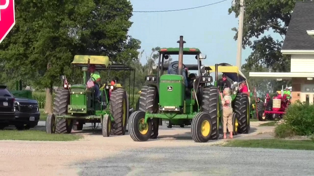 Antique Tractor Ride 8 11 18 First Presbyterian Church near Ely, IA ...