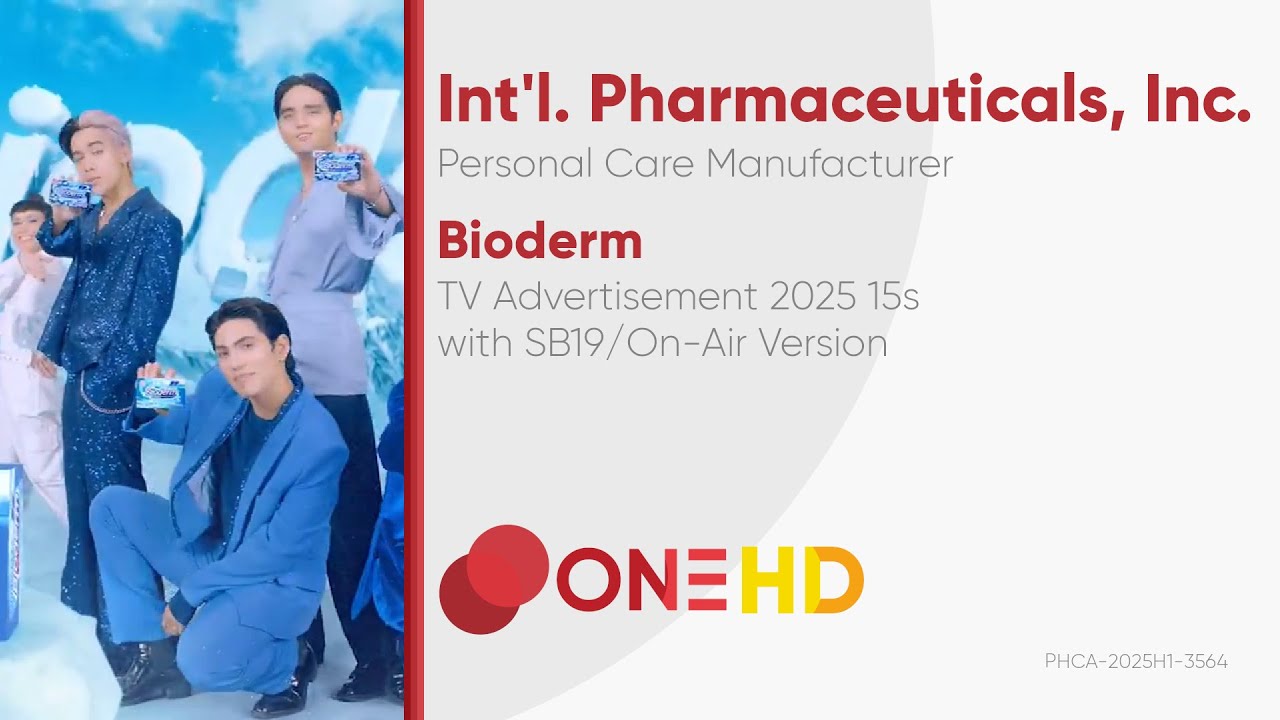 Bioderm TV Ad 2025 15s with SB19 (Philippines, On Air Version) [HD ...