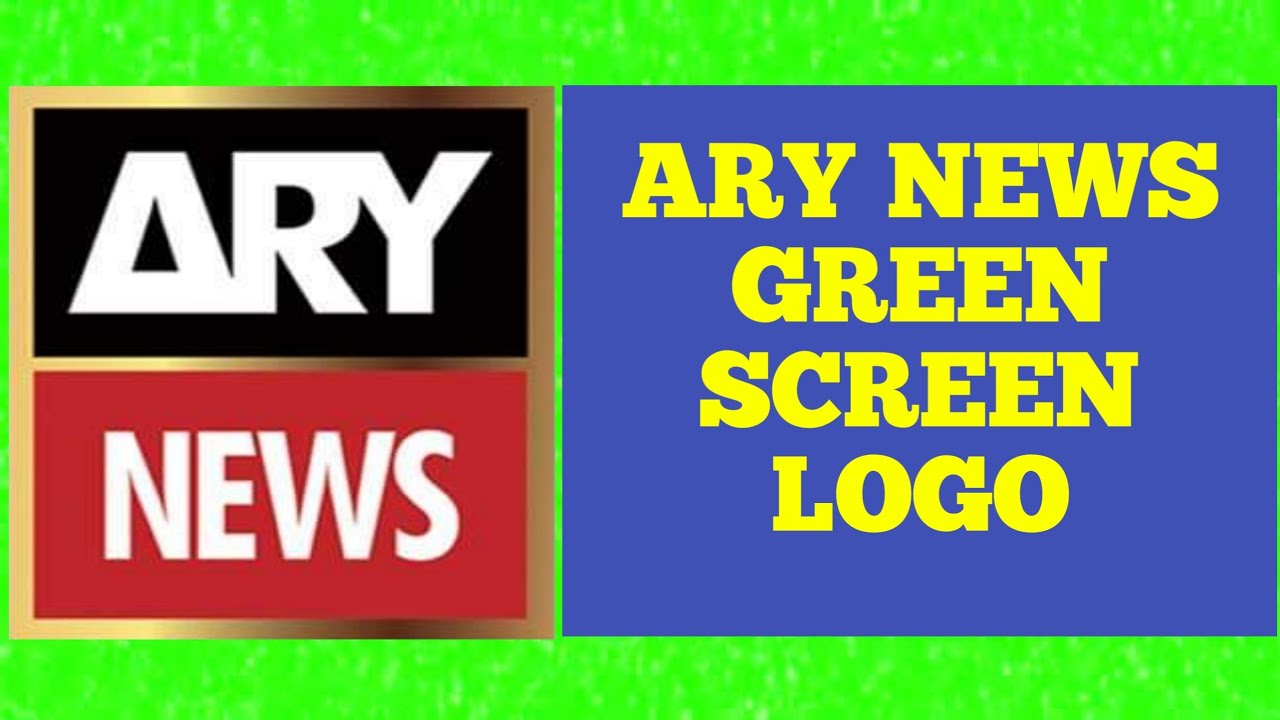 ARY NEWS broadcast graphics logo green screen Chroma - YouTube