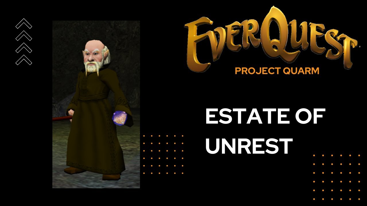 EverQuest gameplay S1Ep1 - Project Quarm Necro - Estate of Unrest - YouTube