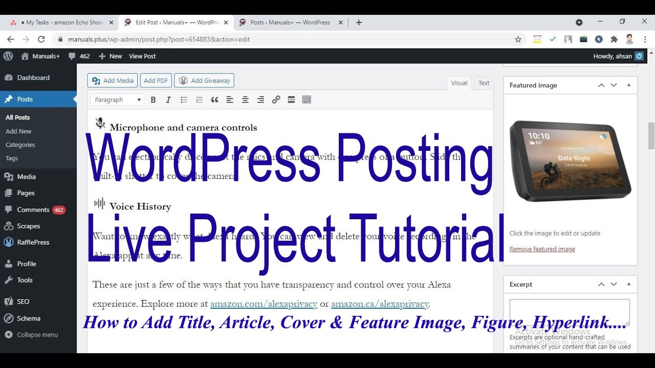 WordPress Data Entry Tutorial Part 3 - YouTube