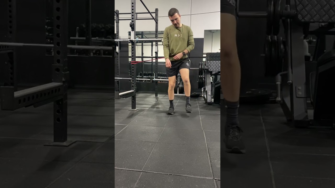 Banded lateral hops #aclrehab #aclreconstruction #legday #acl #hops # ...