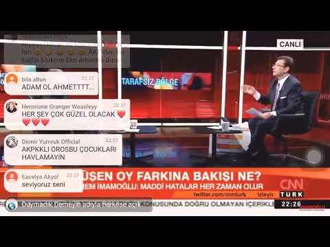 Ekrem İmamoğlu’nun Seçim Fıkrası Ahmet Hakan’ı  Güldürdü.
