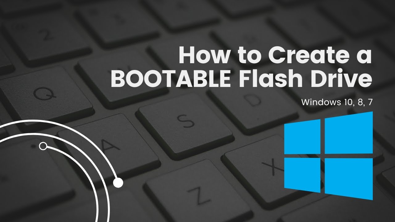 How to create a BOOTABLE Flash Drive | Windows 10, 8, 7 (UPDATED) - YouTube