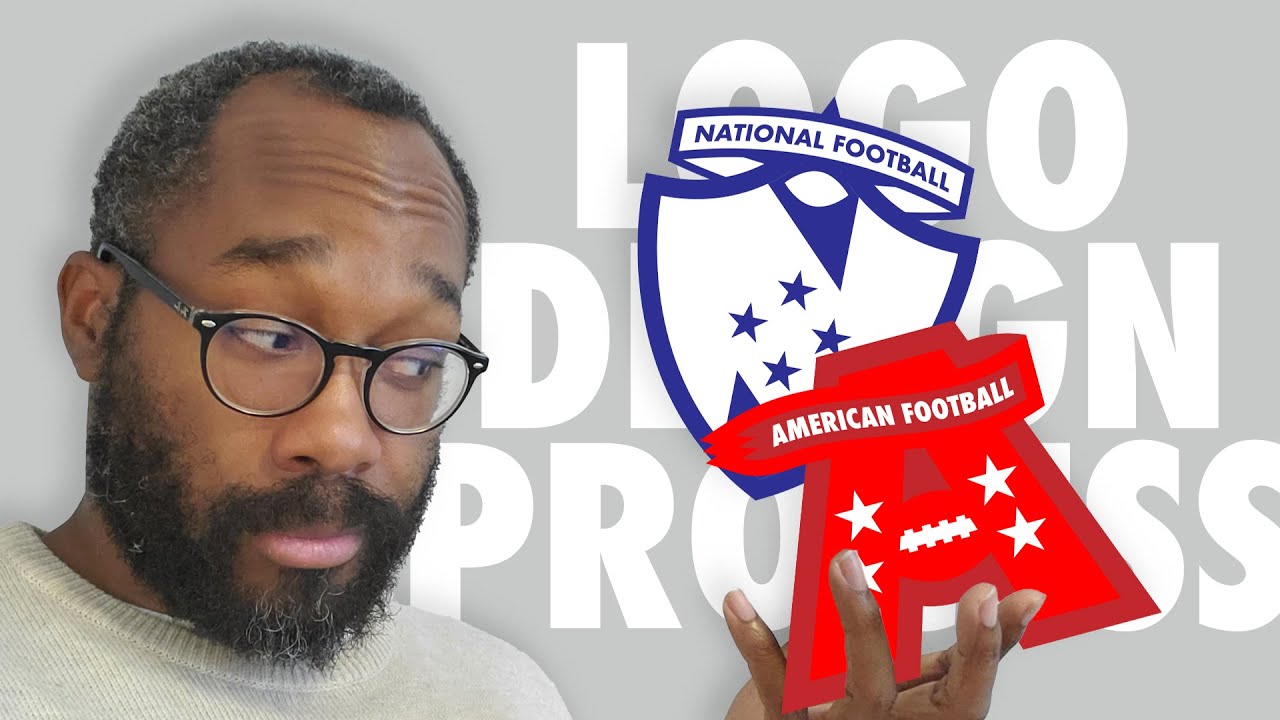 How To Design NFL Conference Logos (AFC & NFC) - YouTube