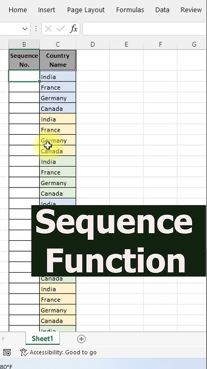How to Create a Dynamic REPEATED Numbered List in Excel #shorts - YouTube