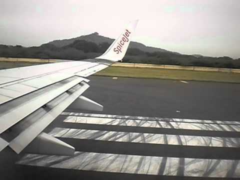 Spicejet take off from Chennai SG 312 on 11-06-11 - YouTube