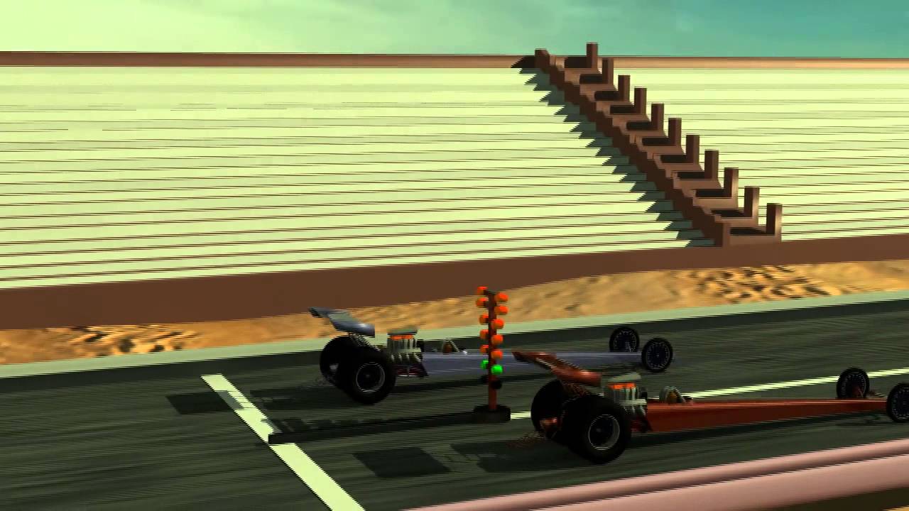 Drag race animation - YouTube