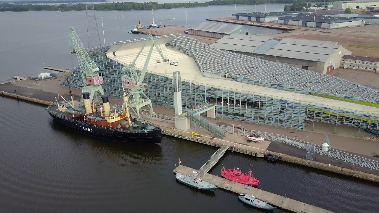 Kotka harbor - Tarmo - Maritime Center Vellamo - Finland 4K - YouTube