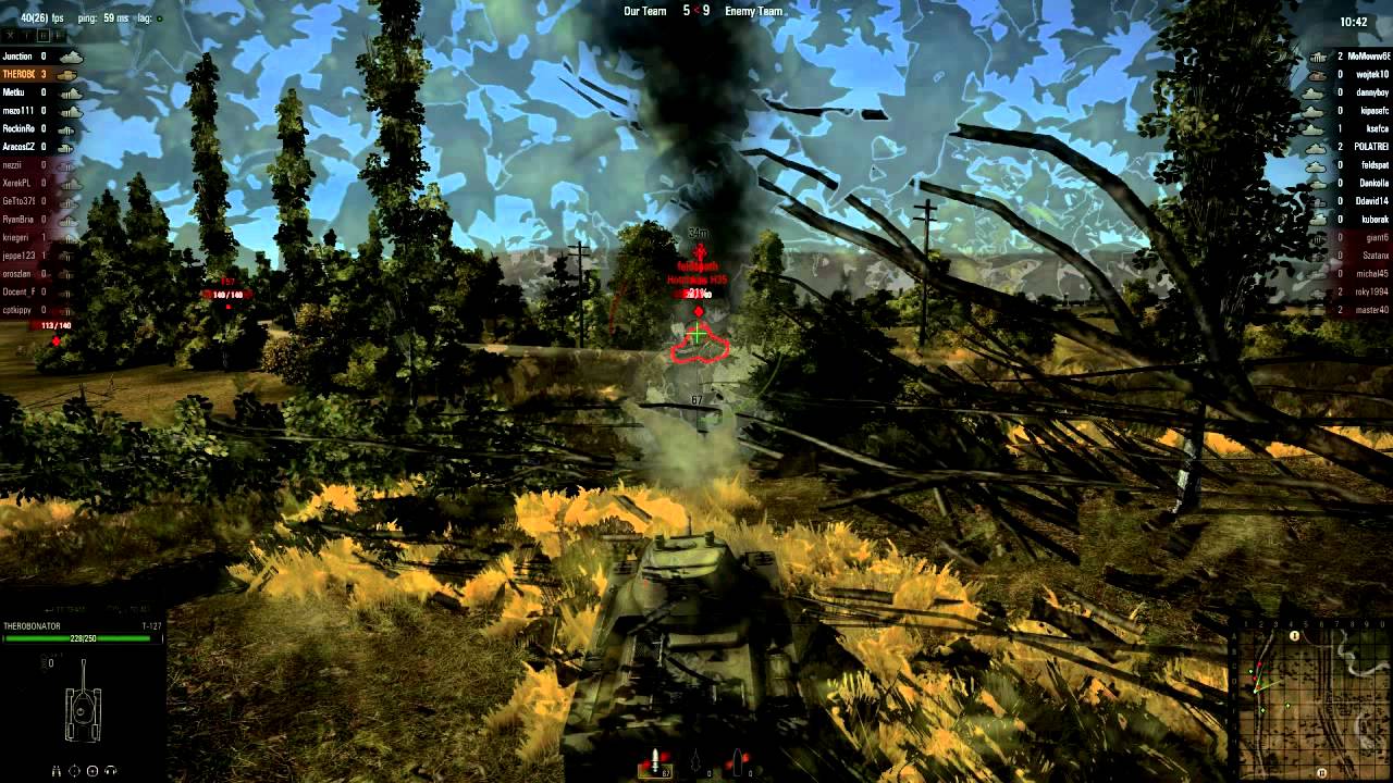 World of Tanks T-127 Top Gun - YouTube