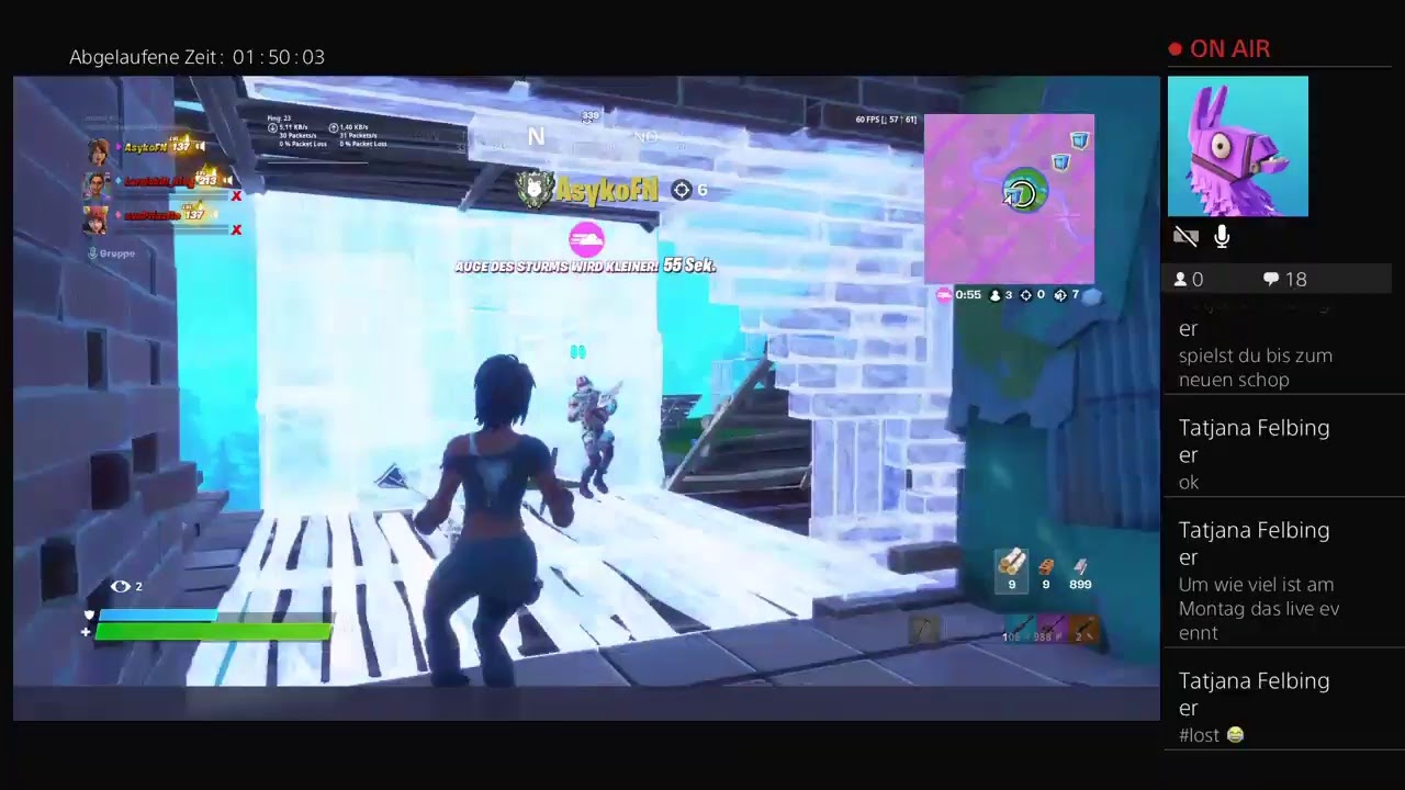 Hallo Livestream In Fortnite! - YouTube
