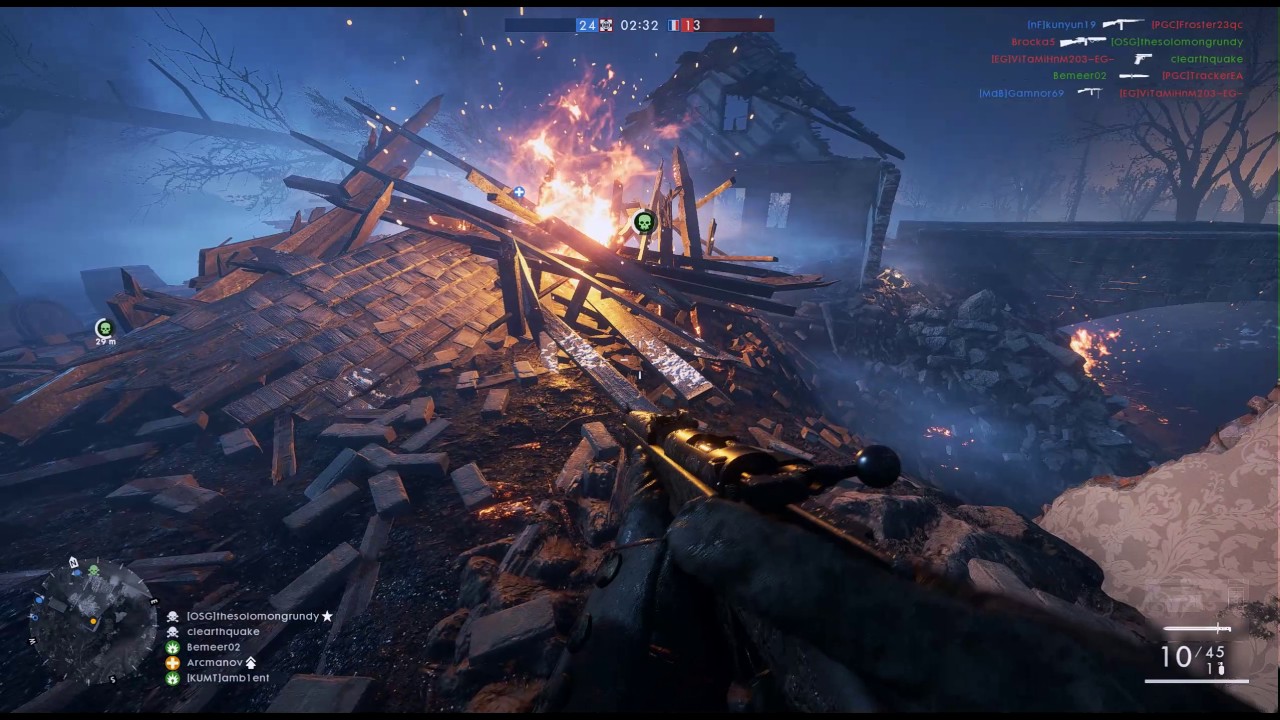 Battlefield 1 - New "Neville Nights" map gameplay... - YouTube