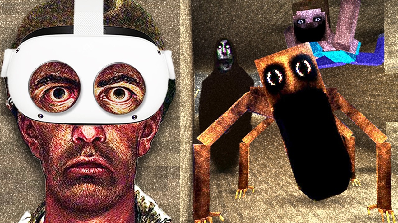 How Scary Can Minecraft Get In VR? - YouTube