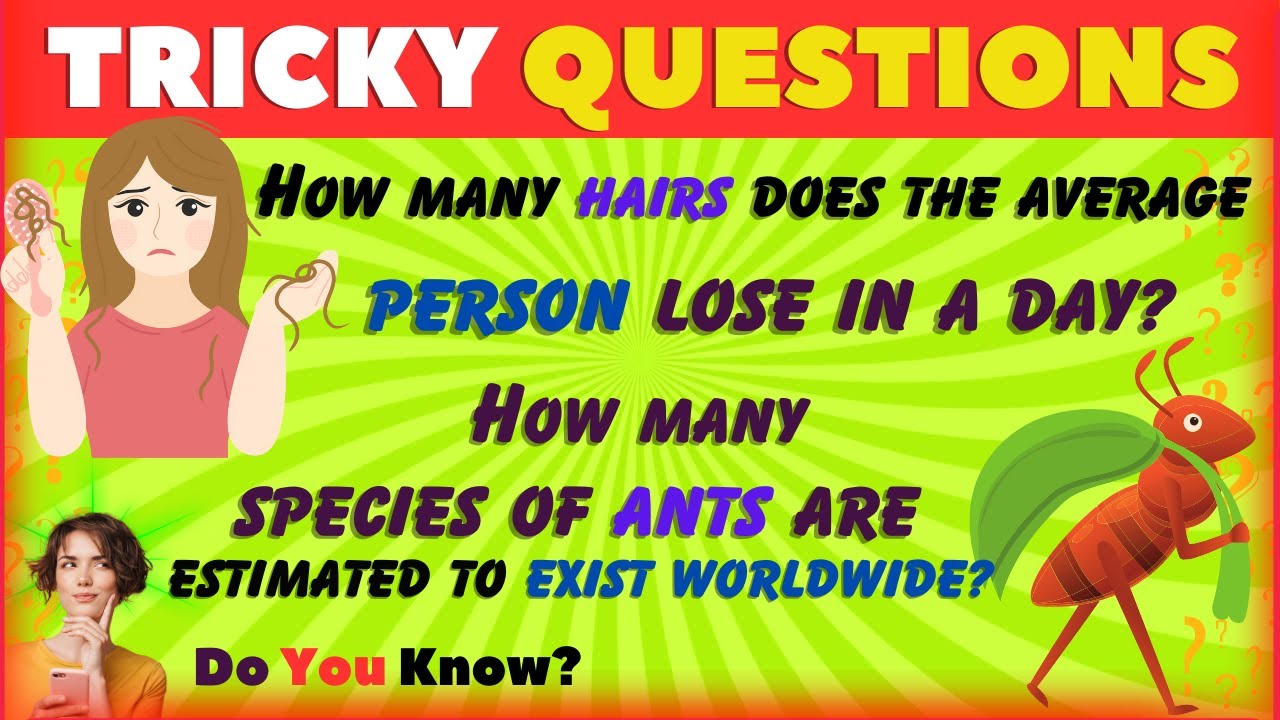 Tricky Quiz Questions to Test Your Knowledge #09 | Brain-Teasing ...
