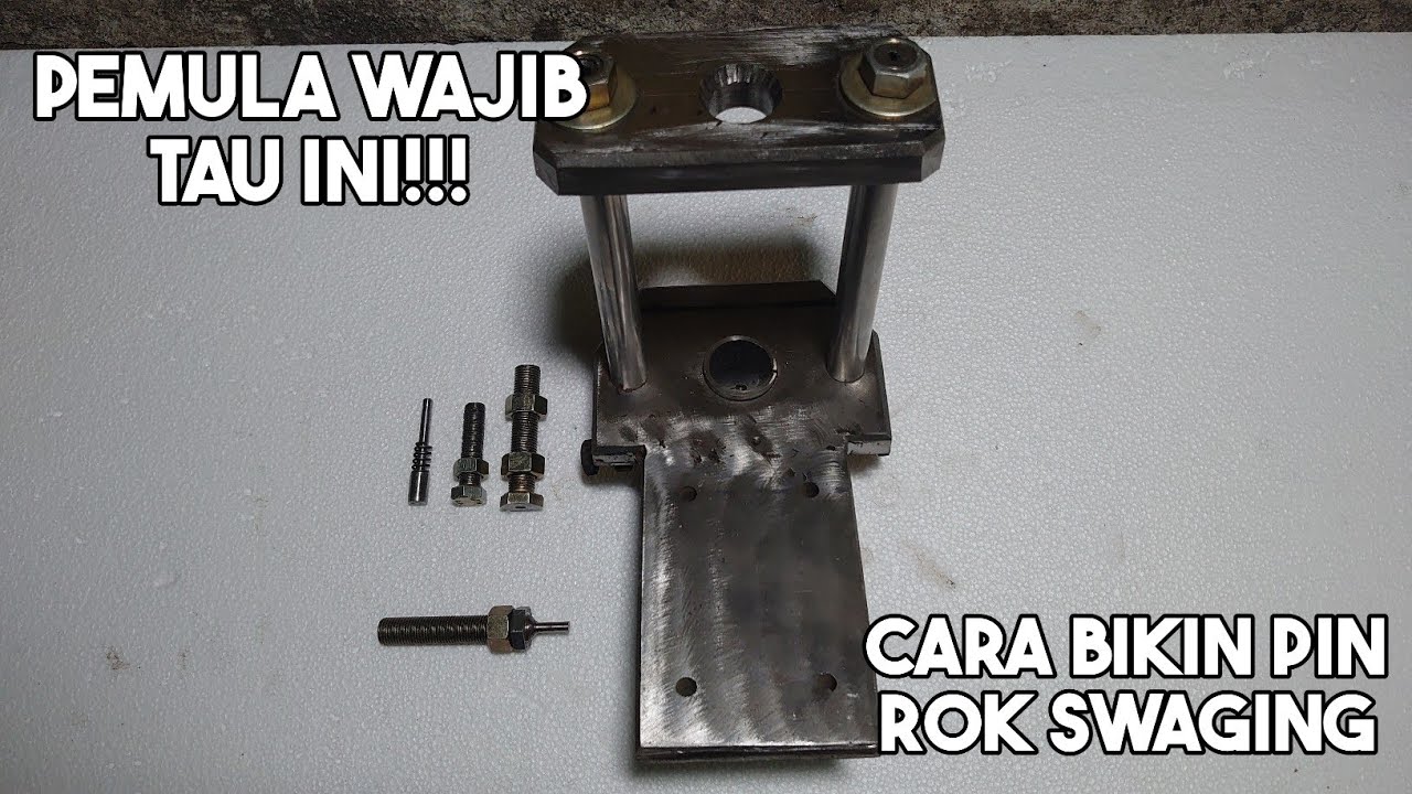 Tutorial bikin pin rok Swaging - YouTube