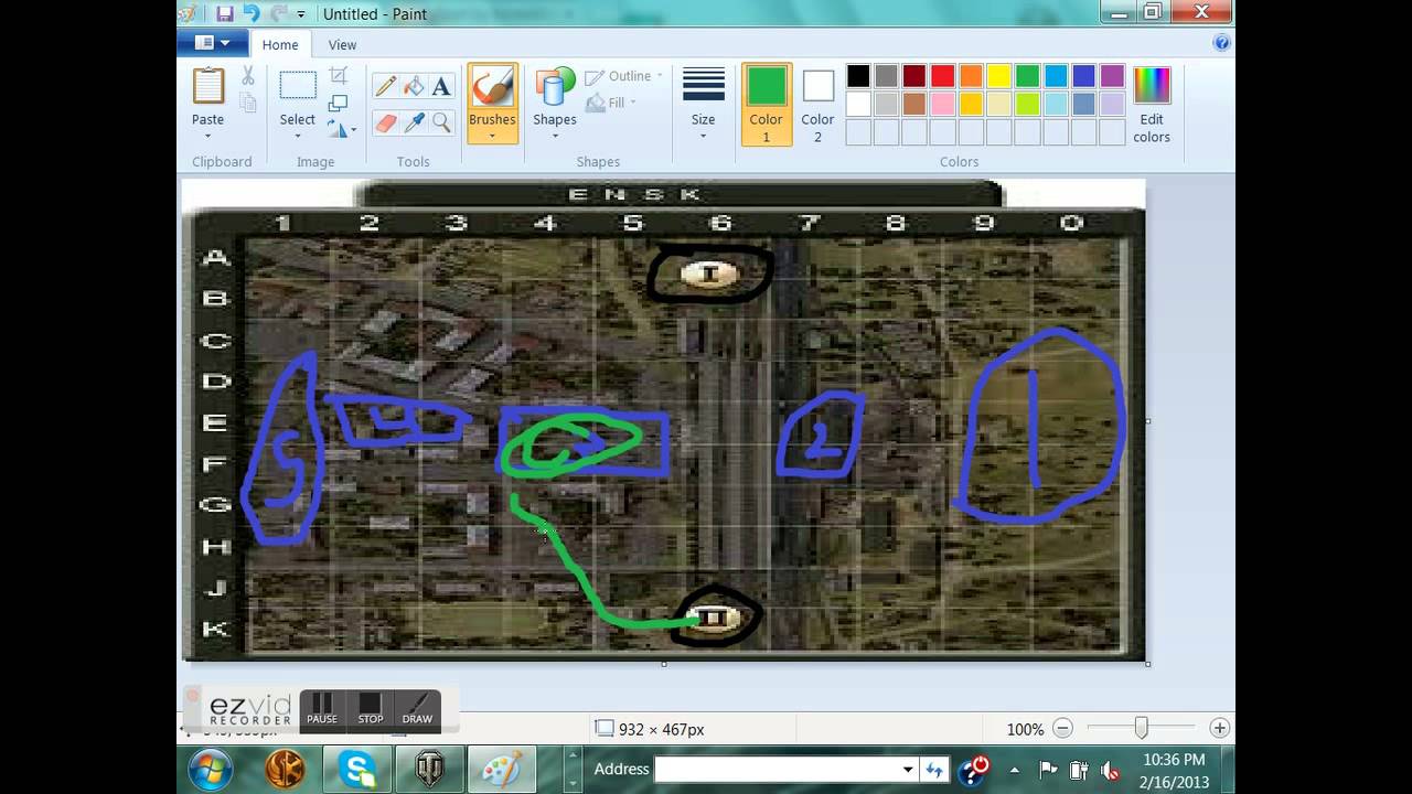 World Of Tanks Map Tactics Ensk - YouTube