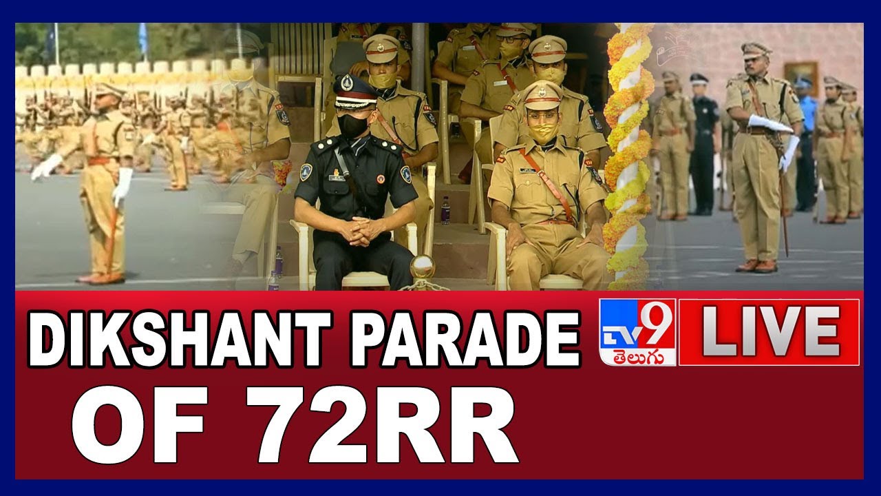 Dikshant Parade Of 72RR (2019 Batch) LIVE | Passing Out Parade - TV9 ...