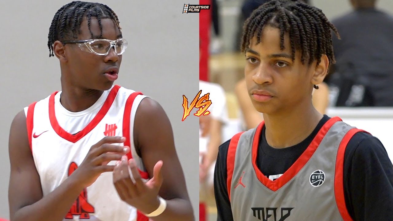 BRYCE JAMES VS KIYAN ANTHONY!! 15-Year-Old PROSPECTS With HALL OF FAME ...