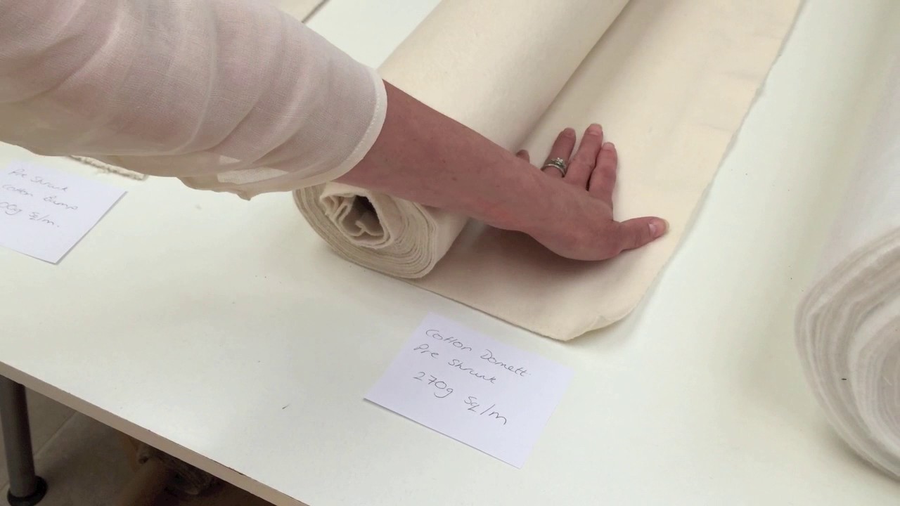 Curtain Interlinings - What we use in our Workroom - YouTube