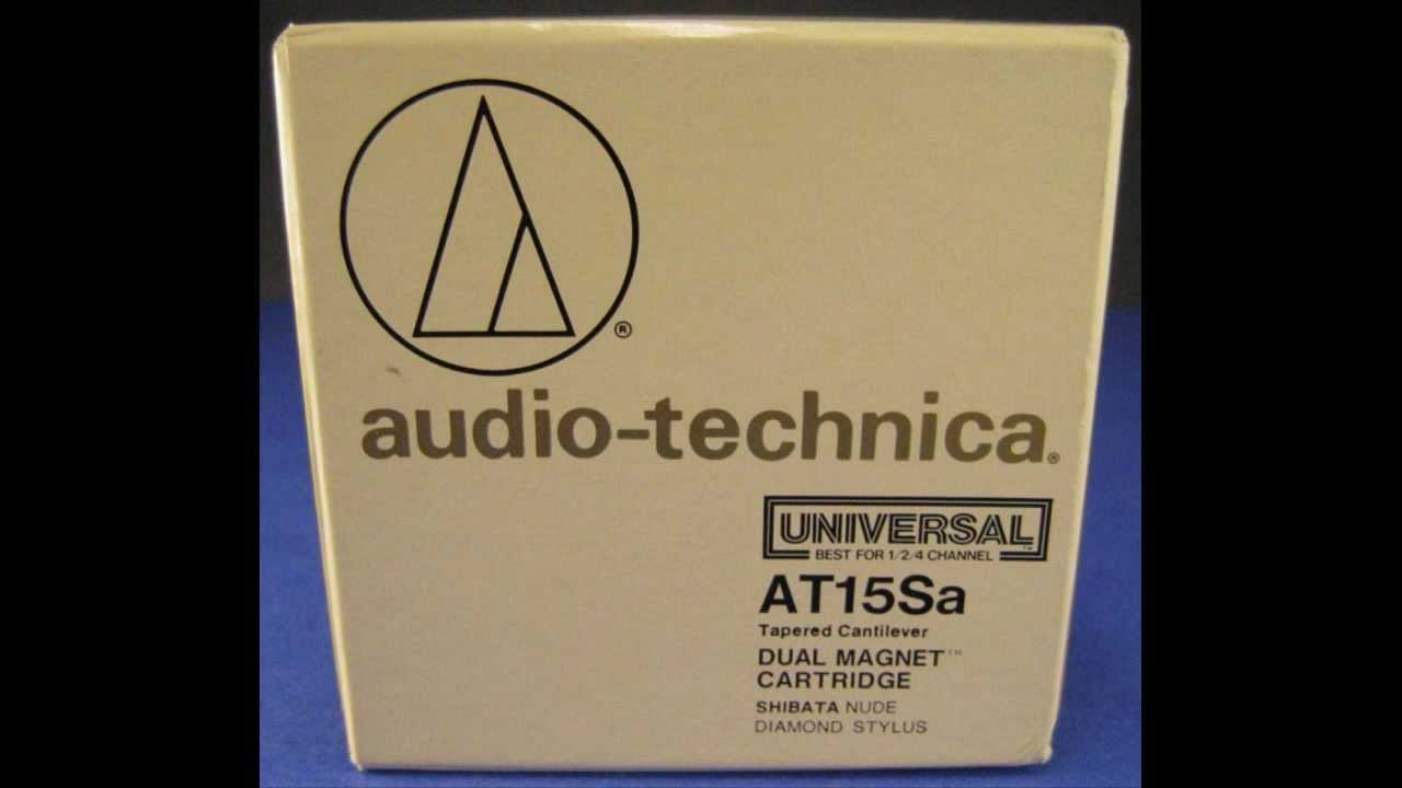 NIB Audio-Technica AT15Sa Cartridge & Stylus Set - YouTube