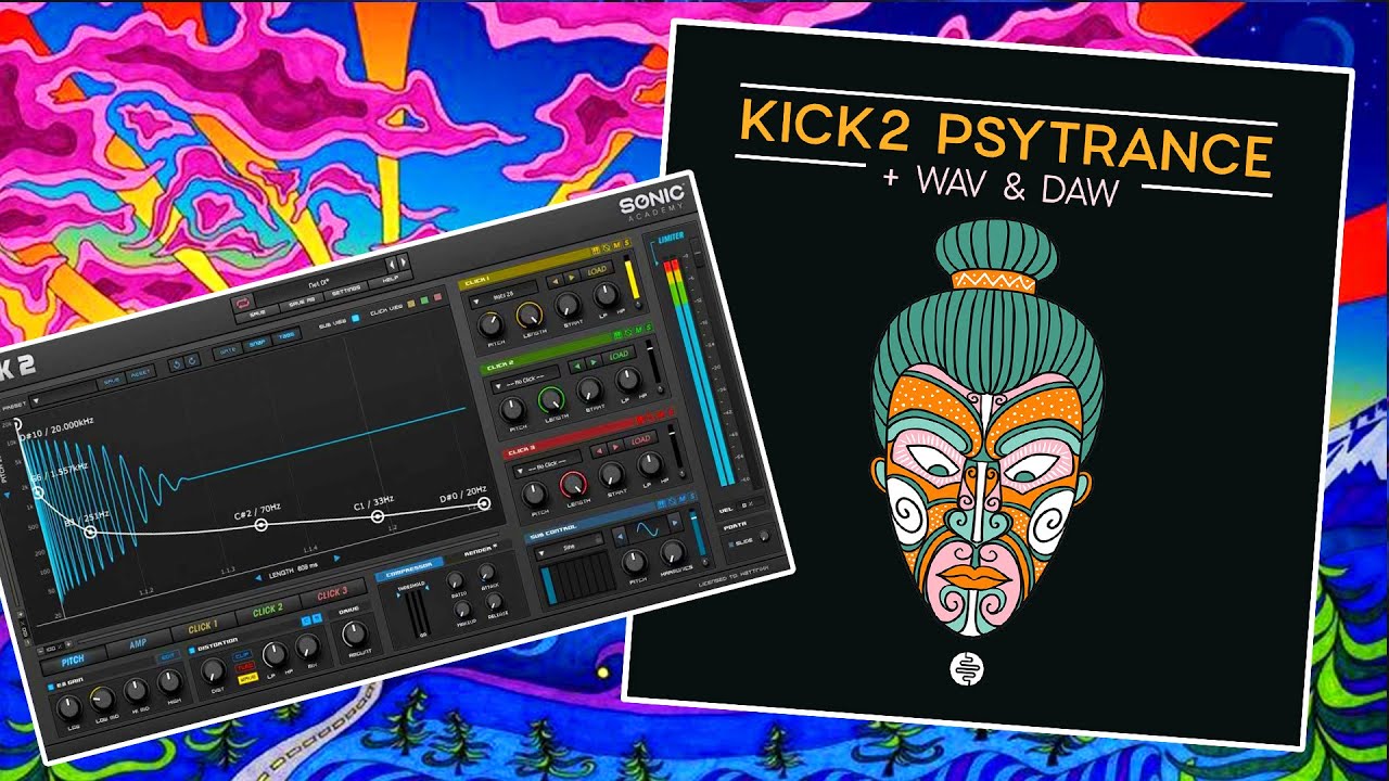 Kick 2 Psytrance Presets + Ableton, Cubase, FL Studio, Studio One, Logic Pro Template & Samples ...