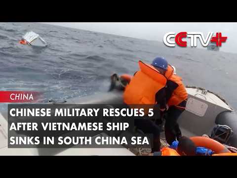 Chinese Military Rescues 5 After Vietnamese Ship Sinks in South China Sea