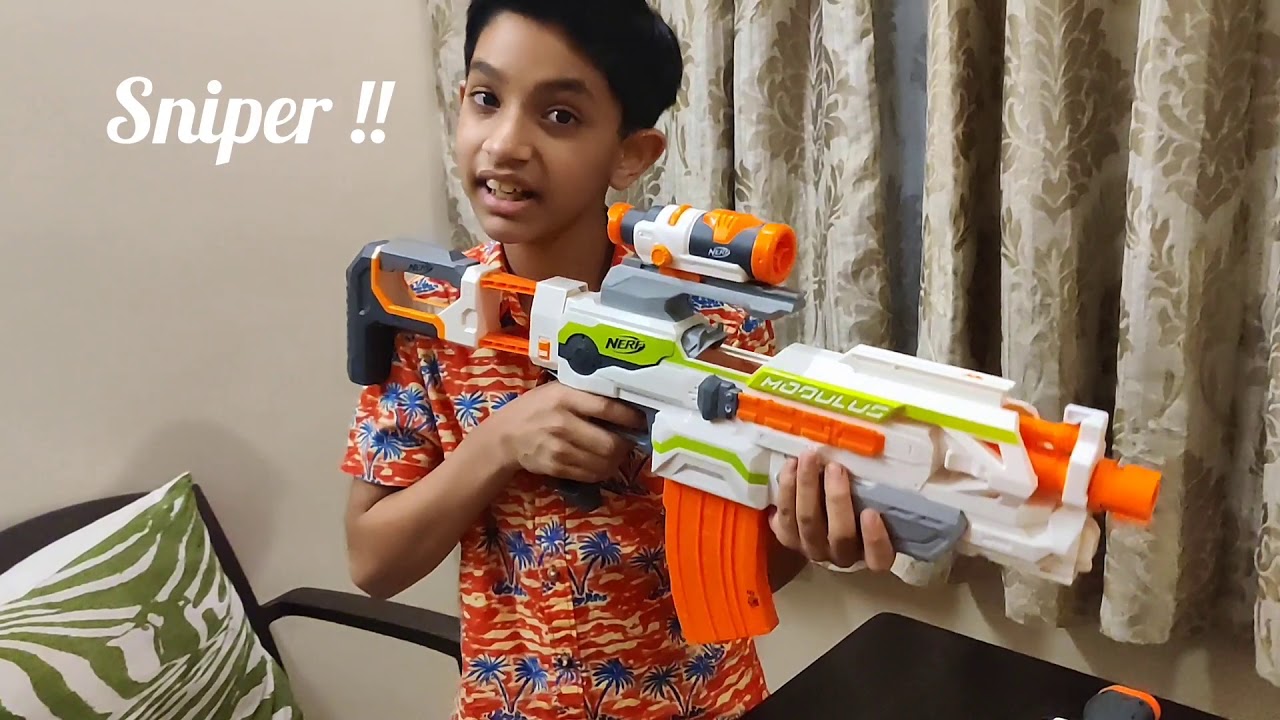 Amazing Nerf Modulus ECS 10 Review - YouTube