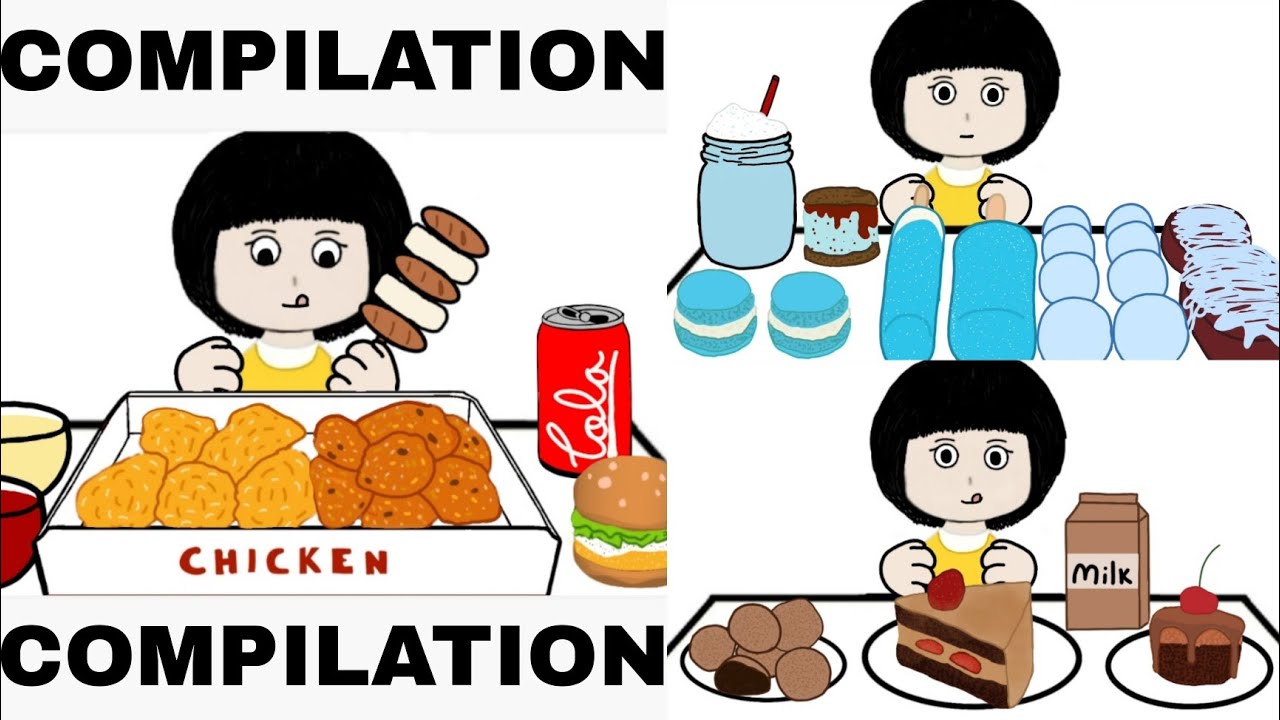 MUMUK ANIMUK COMPILATION 애니 먹방 모음집 - YouTube