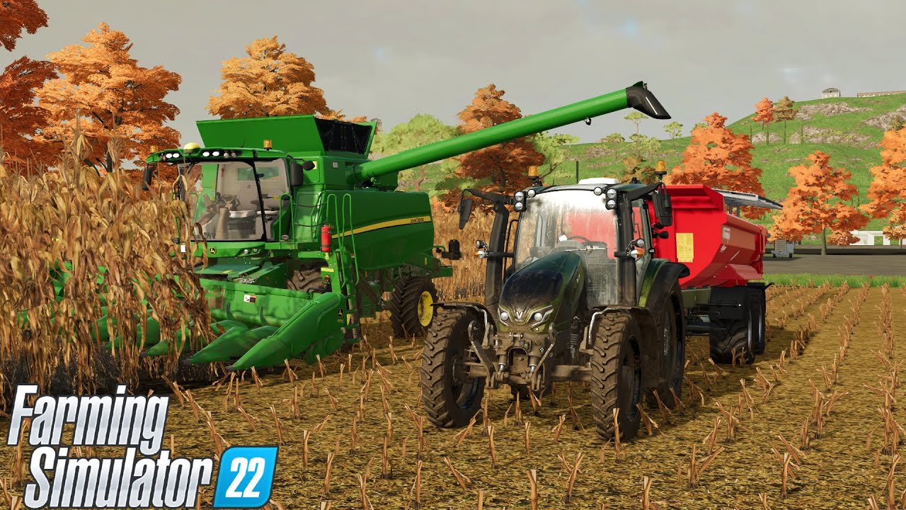 A PRIMEIRA SAFRA DE MILHO! ESTÁ MUITO TOP | Farming Simulator 22 - YouTube