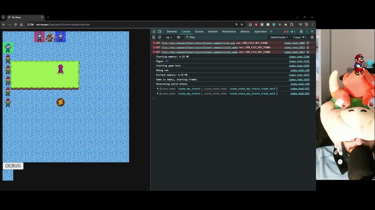 Vanilla C/WASM/HTML/JS/CSS(3D)/DOM - Indie Game Dev - YouTube