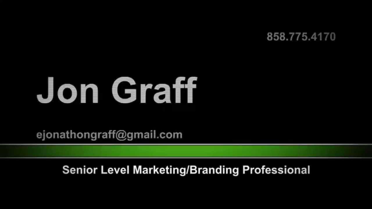 About Jon Graff - YouTube