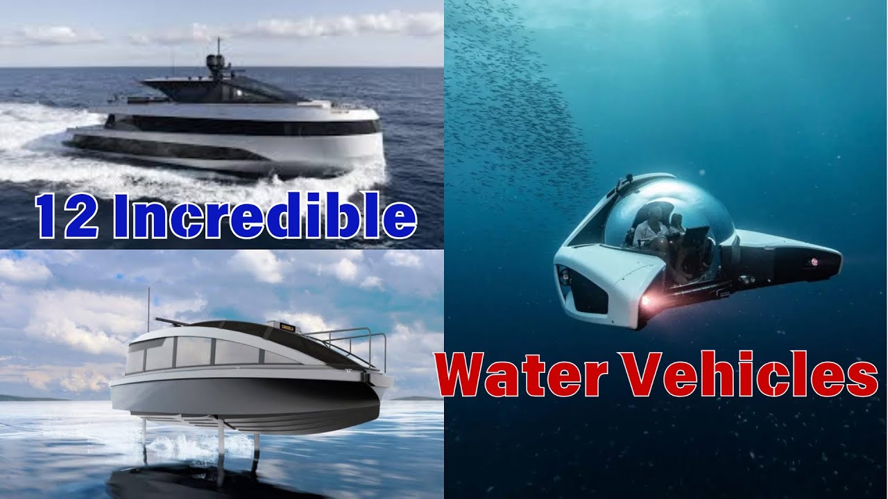 12 Incredible Water Vehicles That Look Like They're From The Future ...