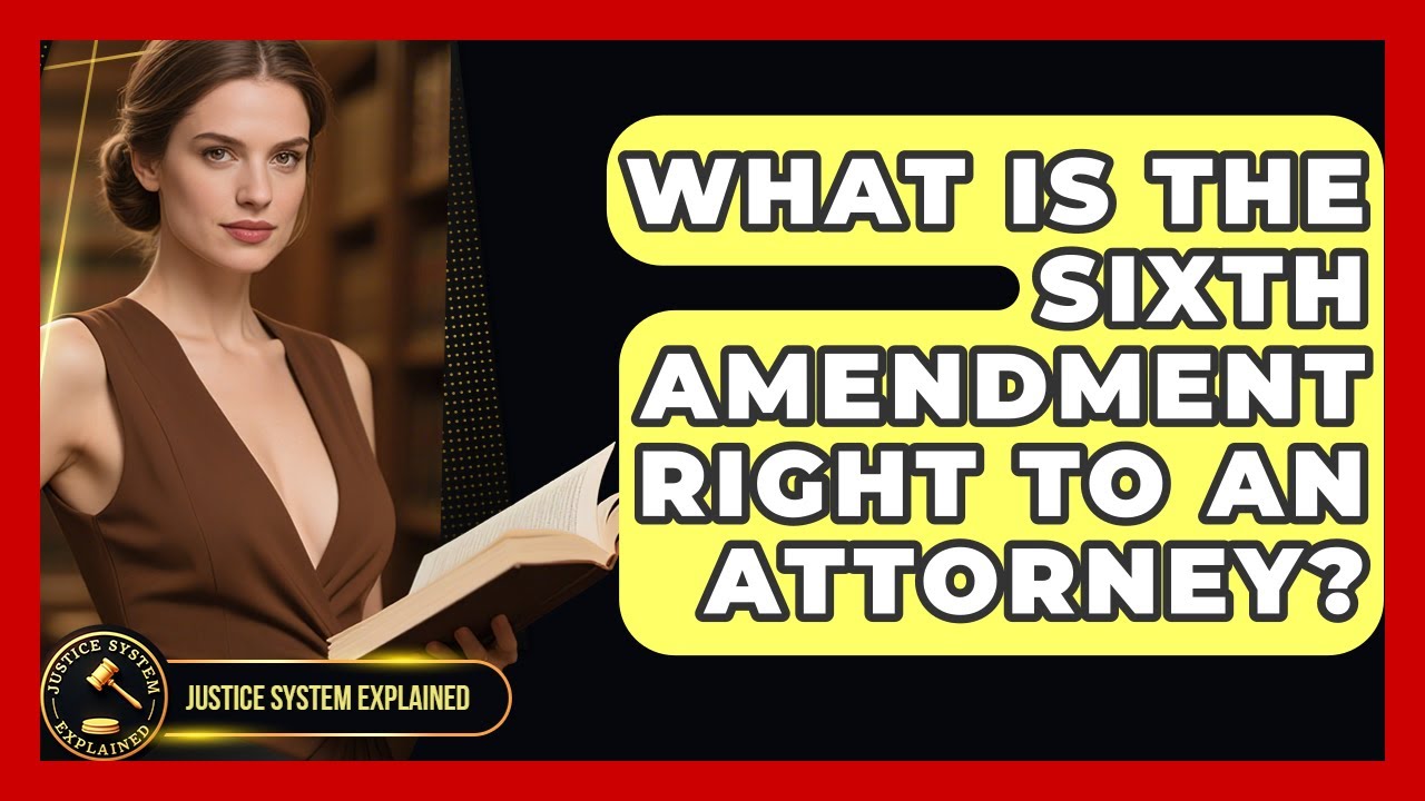 What Is The Sixth Amendment Right To An Attorney? - Justice System ...