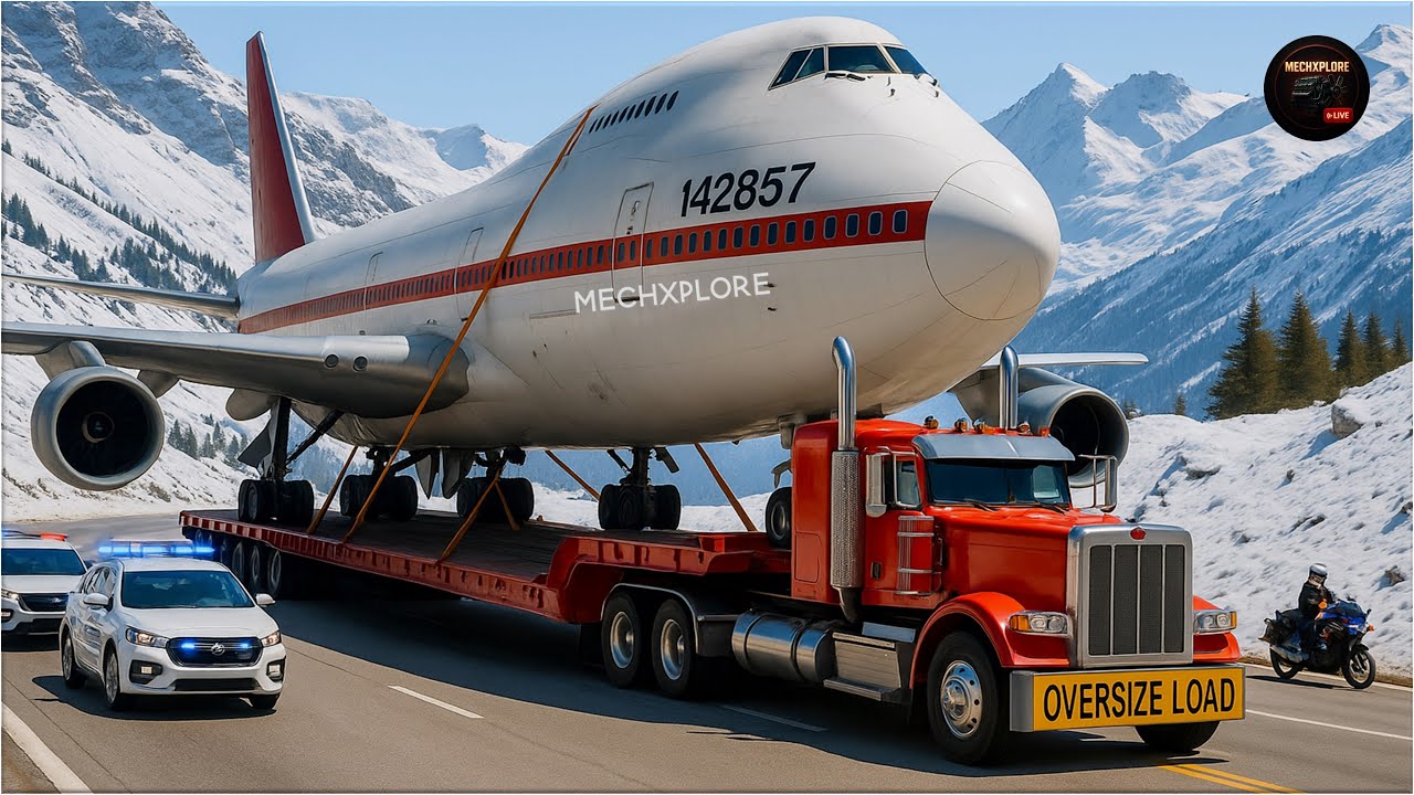 Extreme Dangerous Transport Skill Operations Oversize Truck | Biggest ...