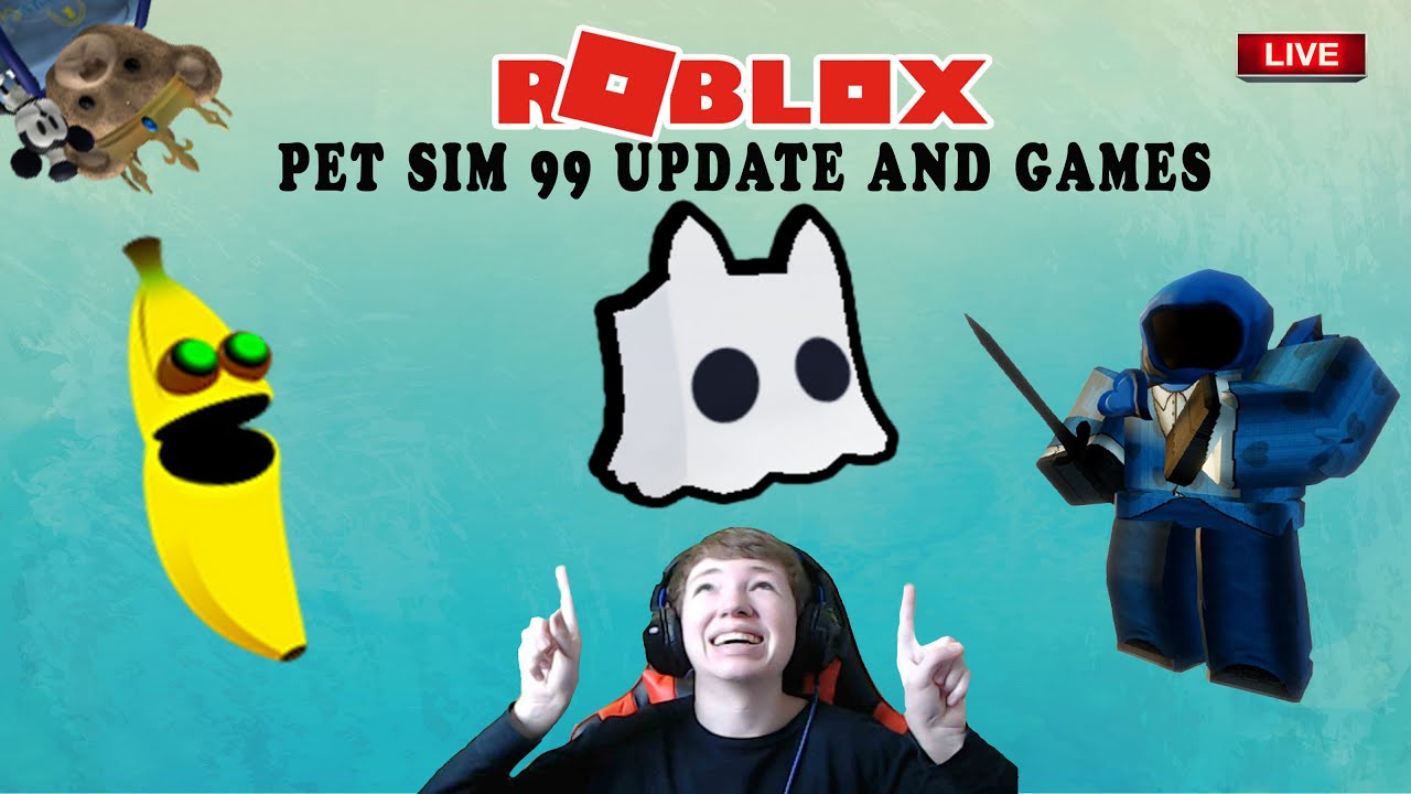 Mr. King Awesome Live Stream! Roblox Pet Sim 99 & Games 50 Likes ...
